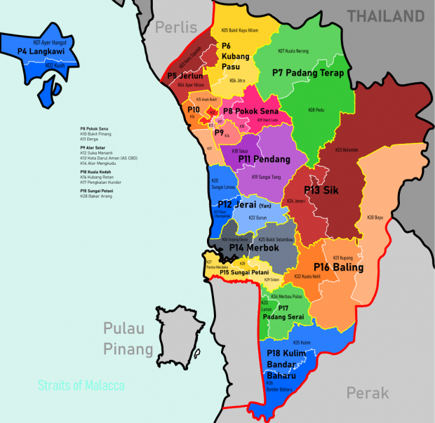 Map of Kedah State – Visit Selangor