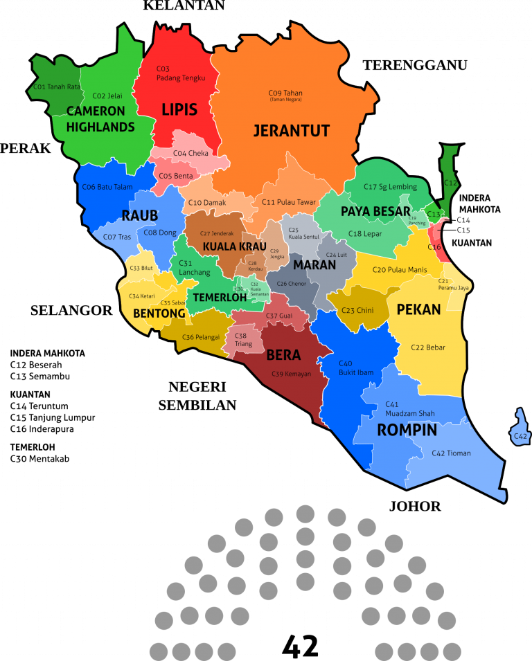 Map of Pahang State – Visit Selangor